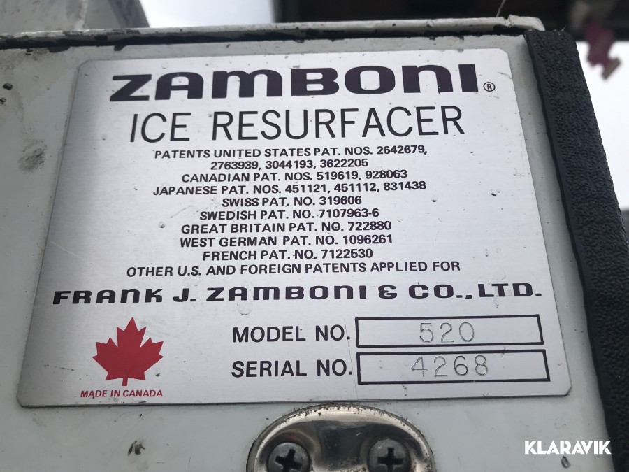 Ismaskin Zamboni 520
