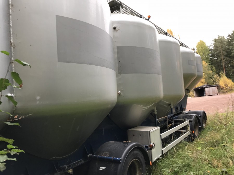 Bulksläp / 4 axlat