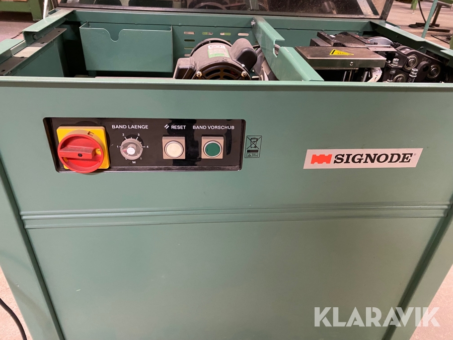 Plastbandningsmaskin Signode MST-CE, Lindesberg, Klaravik au