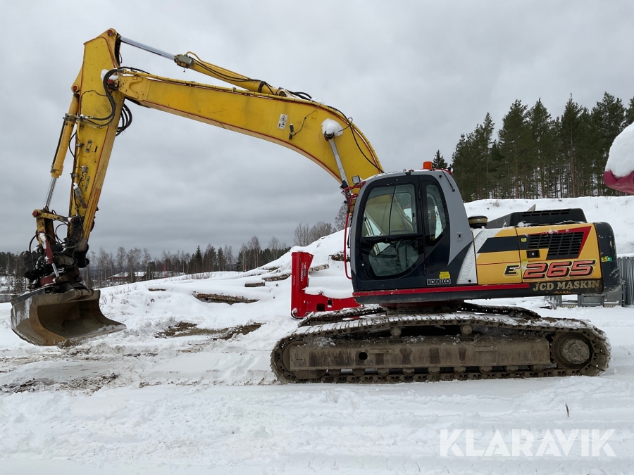 Grävmaskin New Holland Kobelco E265 med tiltrotator, Hudiksv