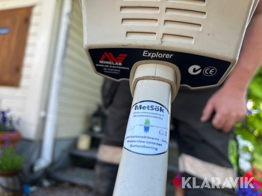 Metalldetektor Minelab Explorer II, Hjo, Klaravik auktioner