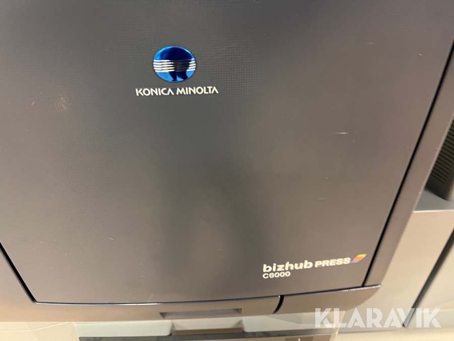 Digital tryckpress Konica Minolta Bizhub press C6000, Essung