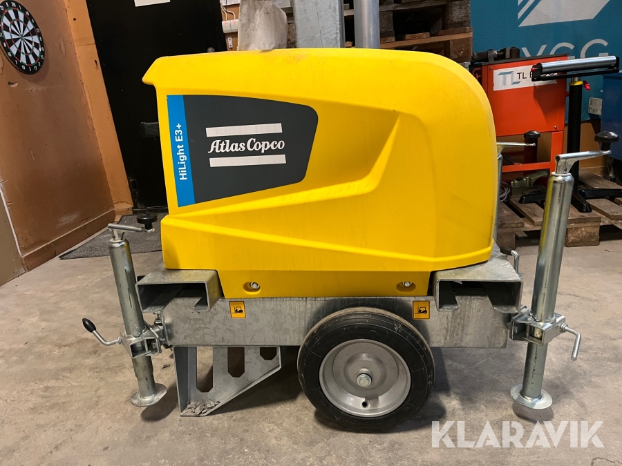 Belysningsmast Atlas Copco HiLight E3+, Upplands Väsby, Klar