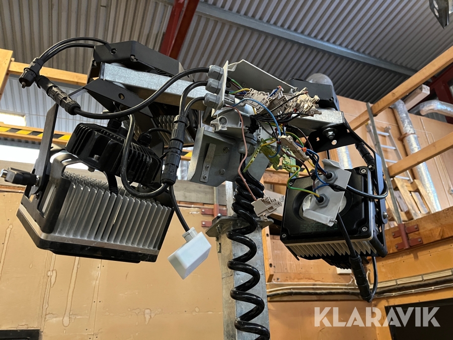 Belysningsmast Atlas Copco HiLight E3+, Upplands Väsby, Klar