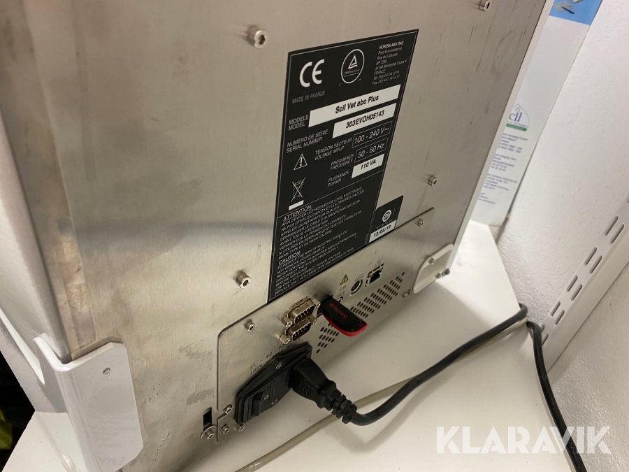 Klaravik Auktioner | Blodanalysapparat Horiba Scil Vet abc plus+ för ...