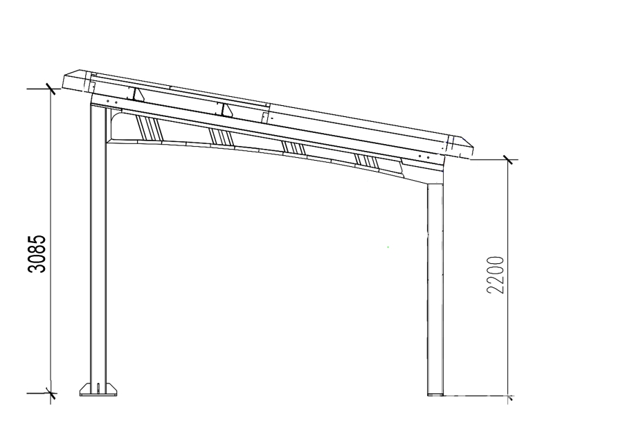 Carport med solpaneler HD solar, Sigtuna, Klaravik auktioner