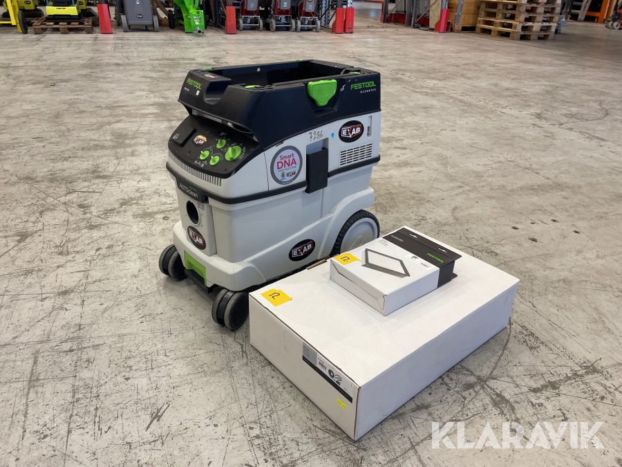 Klaravik Auktioner | Dammsugare Festool med ny slang skaft filter