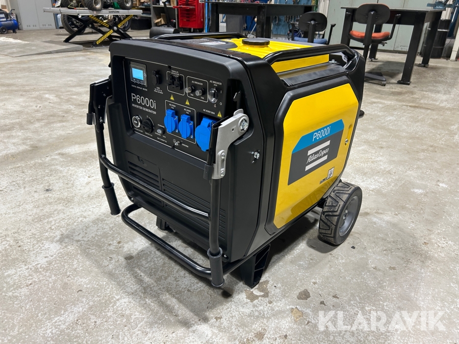 Elverk Atlas Copco P6000i, Örnsköldsvik, Klaravik auktioner