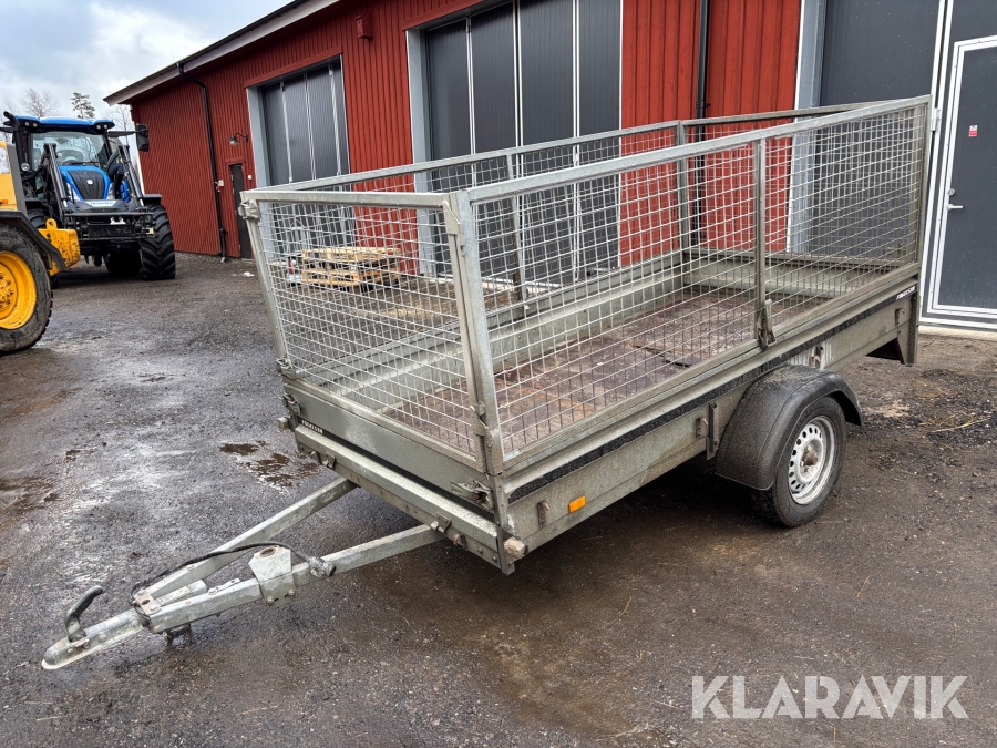 Personbilssläp med nätgrindsats Fogelsta, Lindesberg, Klarav