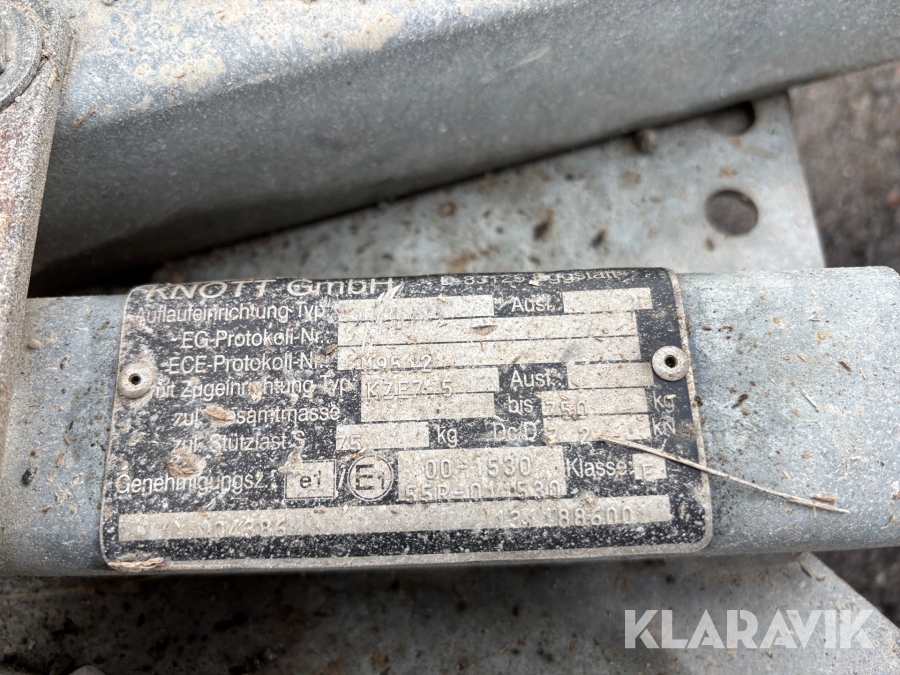 Personbilssläp med nätgrindsats Fogelsta, Lindesberg, Klarav