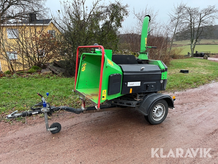 Flismaskin GreenMech QuadChip 160, Kristianstad,
