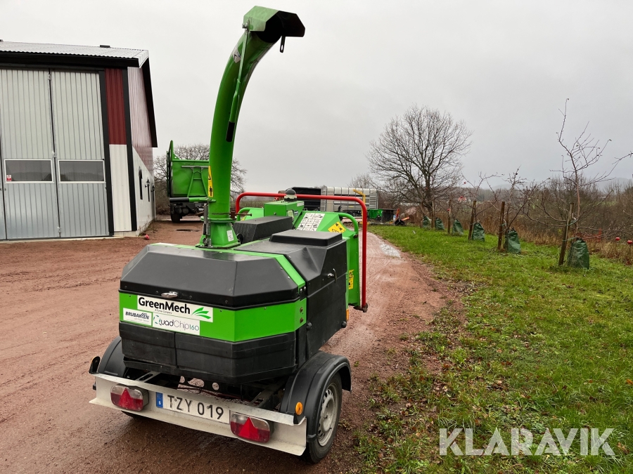 Flismaskin GreenMech QuadChip 160, Kristianstad,