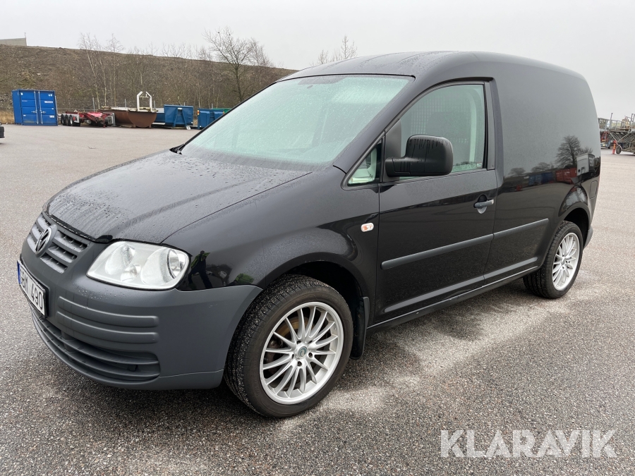Transportbil Volkswagen Caddy, Lund, Klaravik auktioner