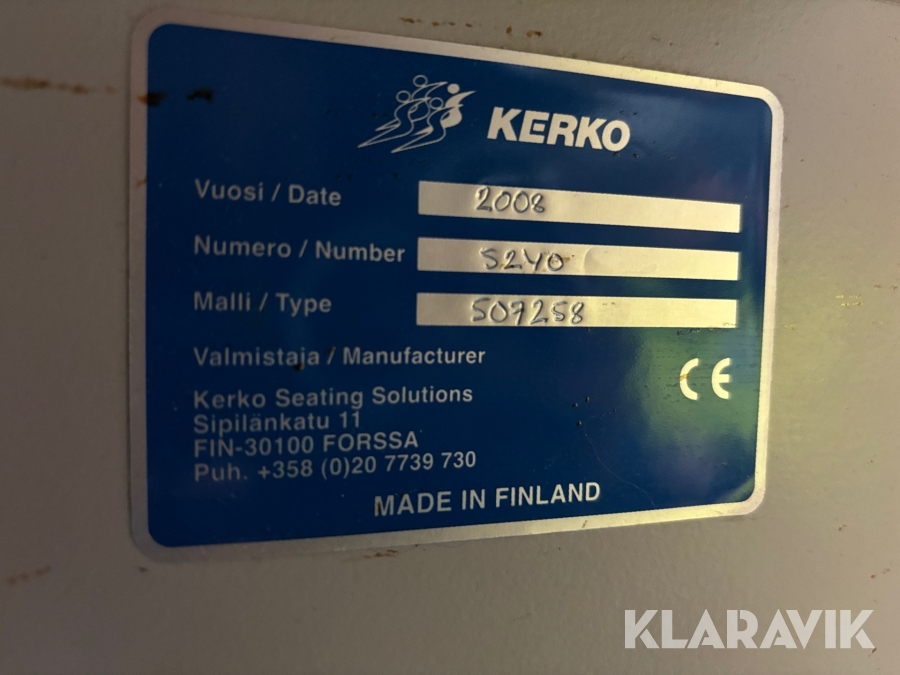 Läktare Kerko, Tierp, Klaravik auktioner