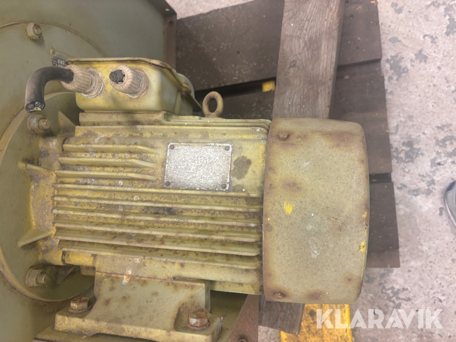 Fläktmotor till spånsug Finnrose FMI 60/D, Kungsbacka, Klara