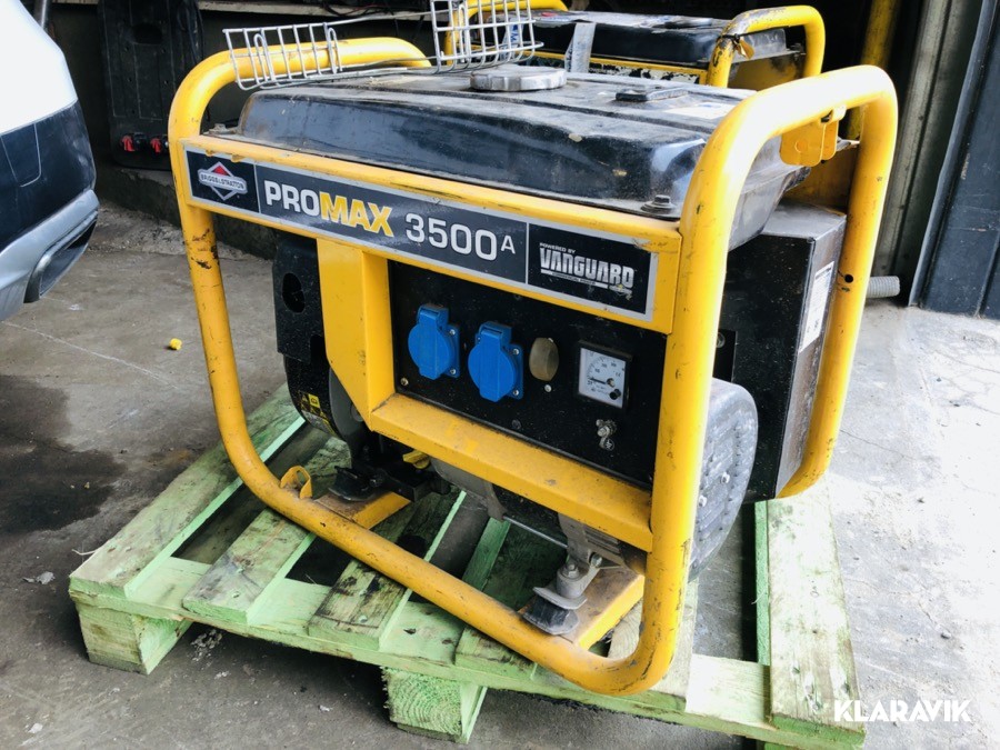 Generator / Elverk Promax 3500
