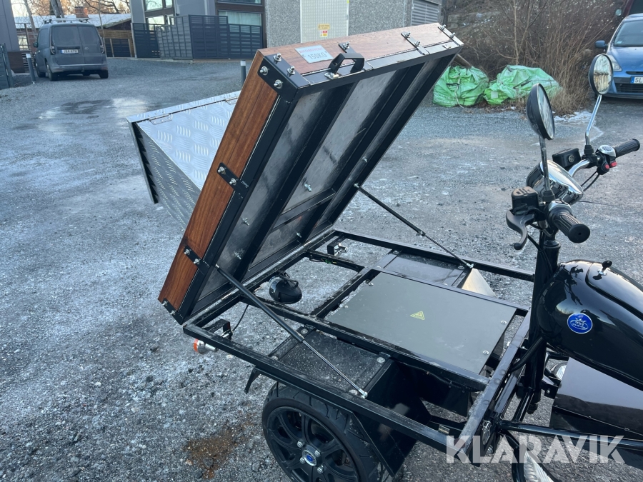 Flakmoped Eldriven MG Electric Tricycle, Huddinge, Klaravik
