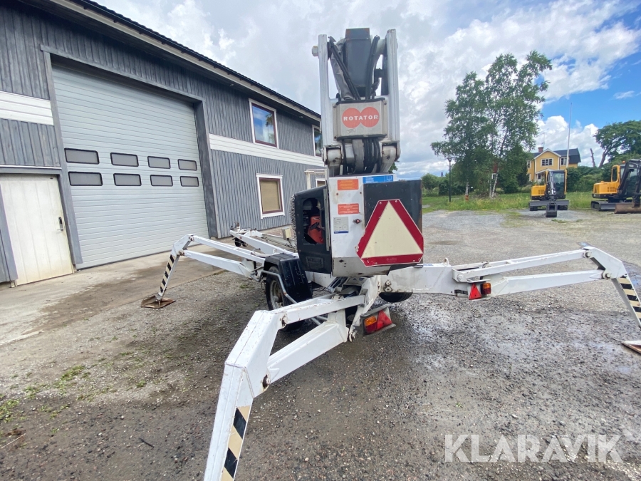 Släpvagnslift / Skylift Dino 210T, Heby, Klaravik auktioner
