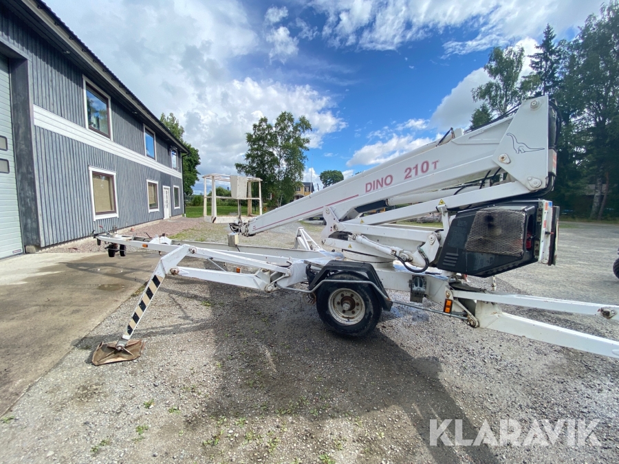 Släpvagnslift / Skylift Dino 210T, Heby, Klaravik auktioner
