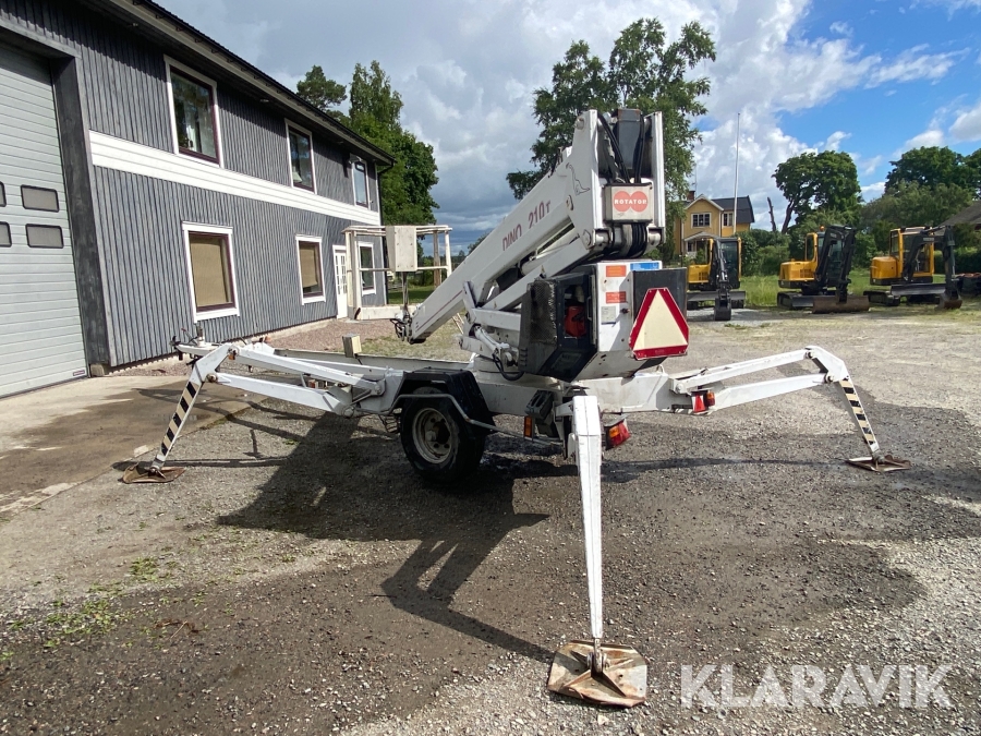 Släpvagnslift / Skylift Dino 210T, Heby, Klaravik auktioner