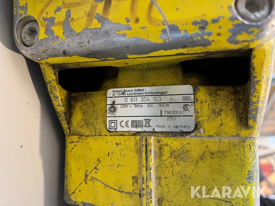 Bilmaskiner Bosch GSH 27, Solna, Klaravik auktioner