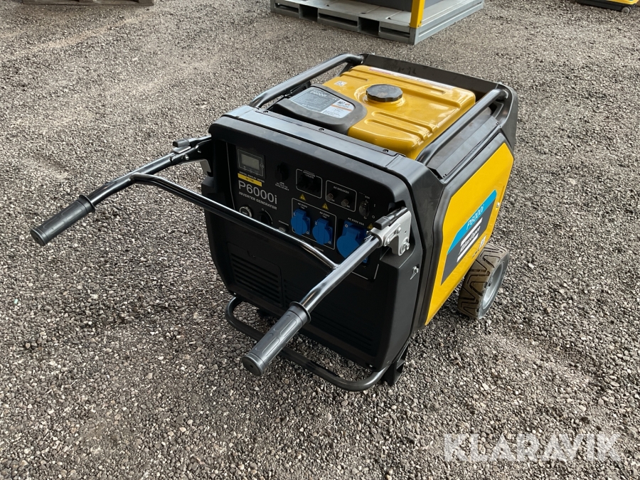 Generator Atlas Copco P6000i, Vaggeryd, Klaravik auktioner