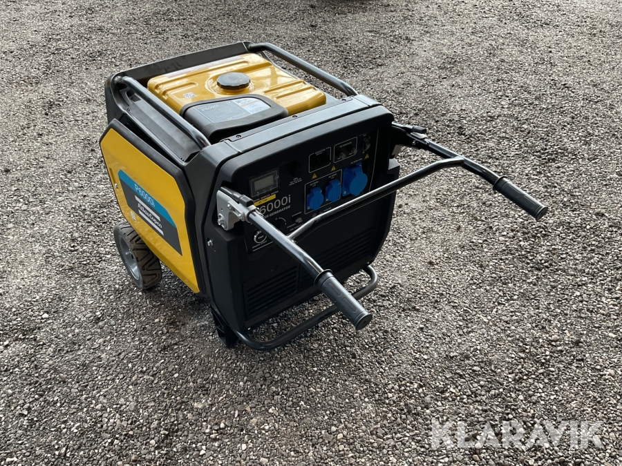 Generator Atlas Copco P6000i, Vaggeryd, Klaravik auktioner