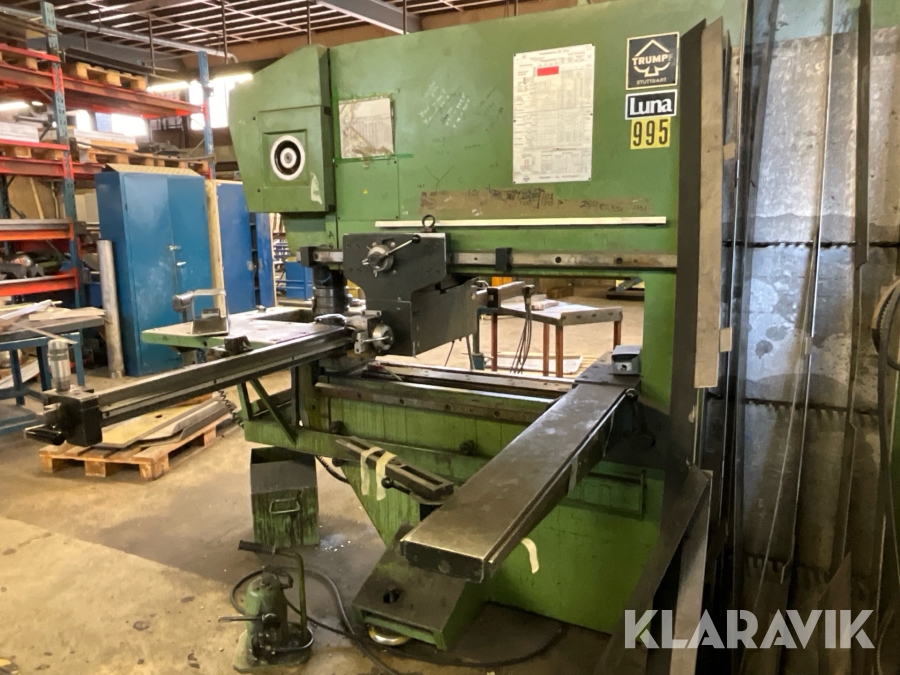 Press / kopieringsstans Trumpf / Luna CS 20A, Huddinge, Klar
