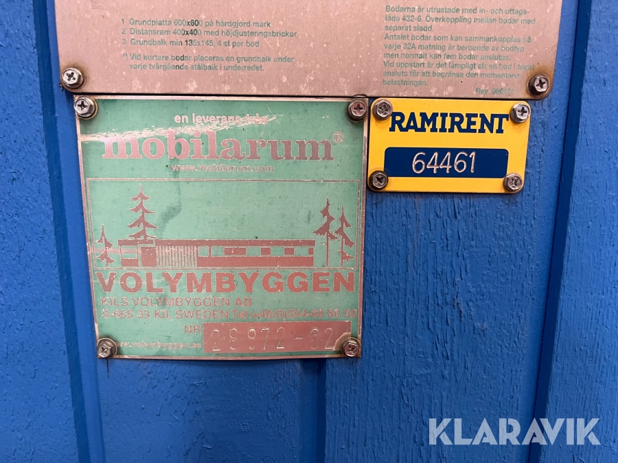 Kontorsmodul Moelven K20/A, Svalöv, Klaravik auktioner