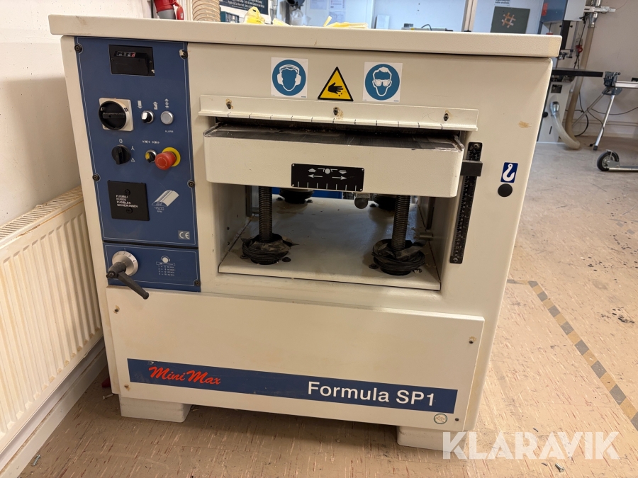 Planhyvel MiniMax Formula SP1, Gävle, Klaravik auktioner