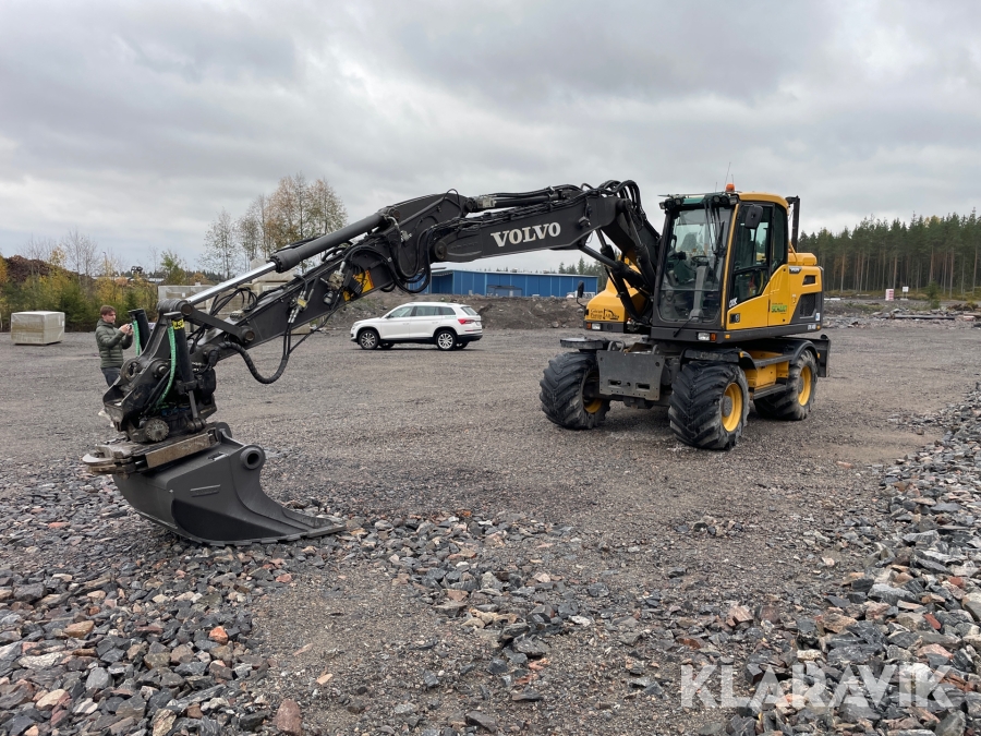 Grävmaskin Volvo EW140D, Eda, Klaravik