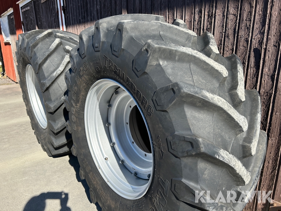 Kompletta traktorhjul Trelleborg TM800, Grästorp, Klaravik a