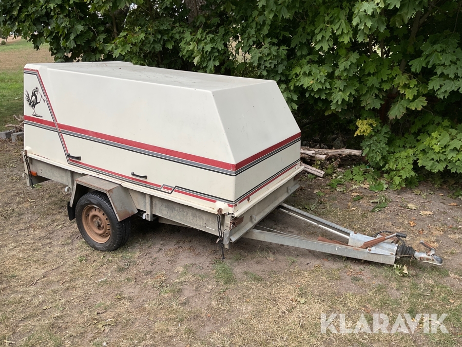 Personbilssläp PQ Proab, Sjöbo, Klaravik auktioner