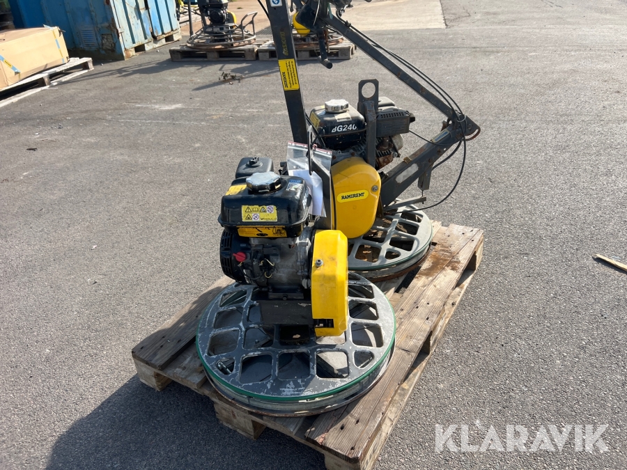 Glättare Atlas Copco BG240, Svalöv, Klaravik auktioner