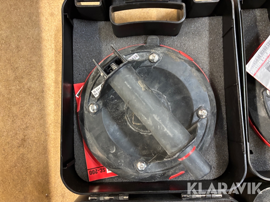 Vakuumlyft/ Sugkopp 2 st RUBI Vacuum SC-200, Vårgårda, Kla