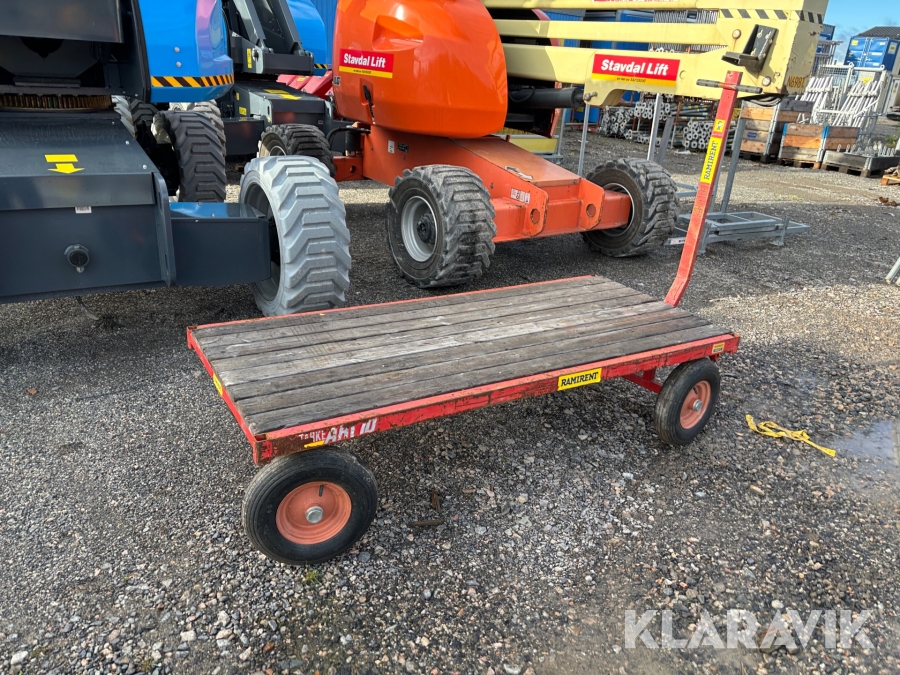Transportvagn 4-hjulsstyrd Starke Arvid Mid18, Sundsvall, Kl