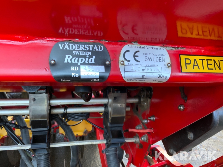 Såmaskin Väderstad Rapid Combi 400C Super, Skövde, Klaravik