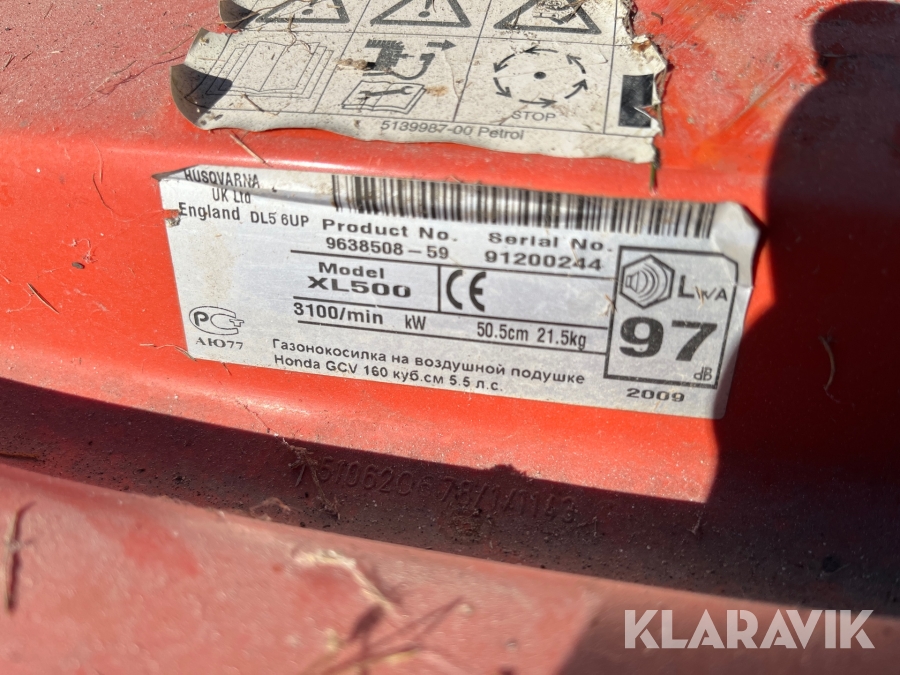 Gräsklippare Flymo XL500, Staffanstorp, Klaravik auktioner