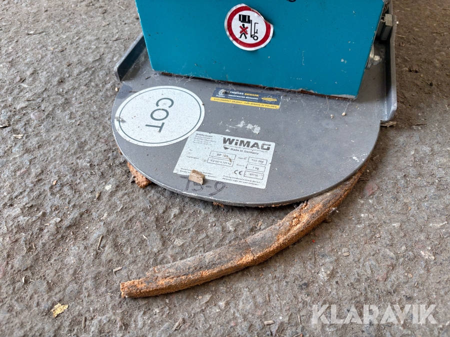 Vakuumsug Wimag Turbo M 120, Vallentuna, Klaravik auktioner