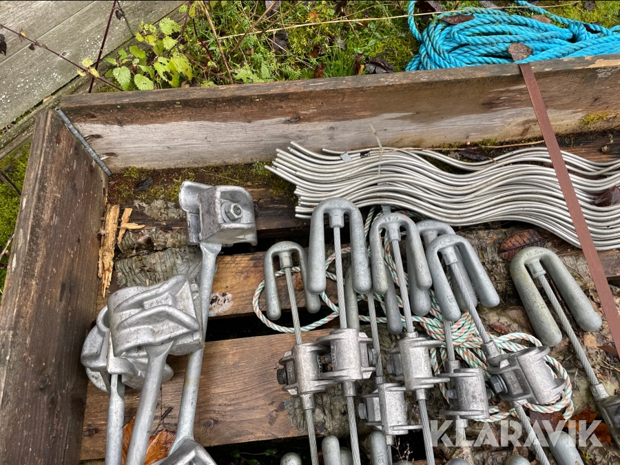 Utrustning kraftledning Saprem, Smedjebacken, Klaravik aukti