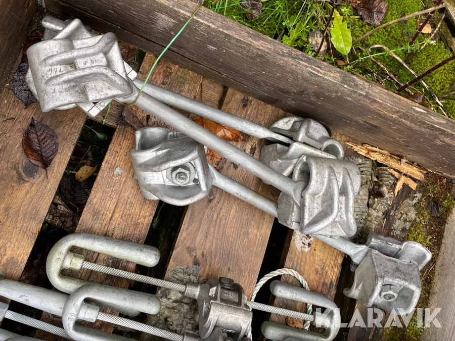 Utrustning kraftledning Saprem, Smedjebacken, Klaravik aukti