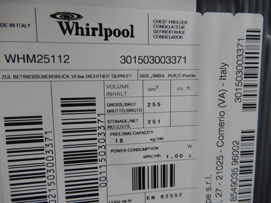 Whirlpool frysbox