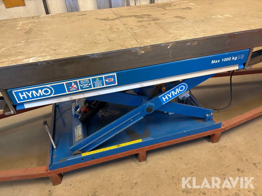 Lyftbord Hymo AX10-8/8, Hjo, Klaravik auktioner