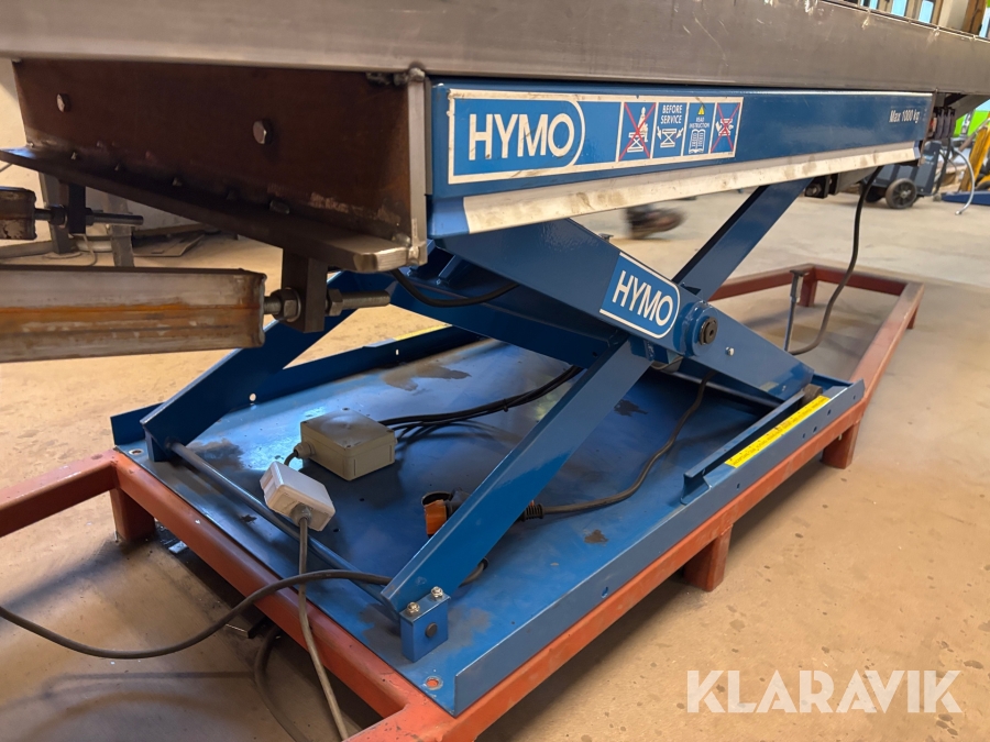 Lyftbord Hymo AX10-8/8, Hjo, Klaravik auktioner