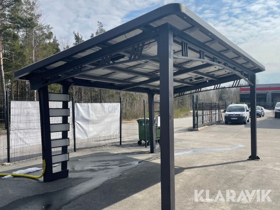 Carport med solpaneler HD solar, Sigtuna, Klaravik auktioner