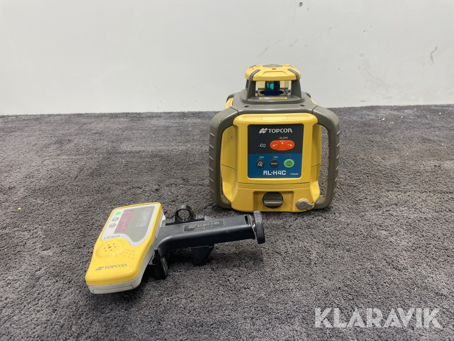 Planlaser & lasermottagare Topcon RL-H4C, LS 80A, Svalöv, Kl