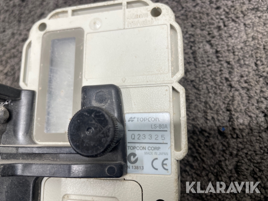 Planlaser & lasermottagare Topcon RL-H4C, LS 80A, Svalöv, Kl