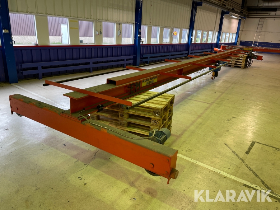 Klaravik Auktioner | Traverskran 1,5 ton Abus GM5 800.10-111