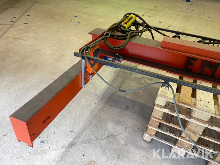 Klaravik Auktioner | Traverskran 1,5 ton Abus GM5 800.10-111