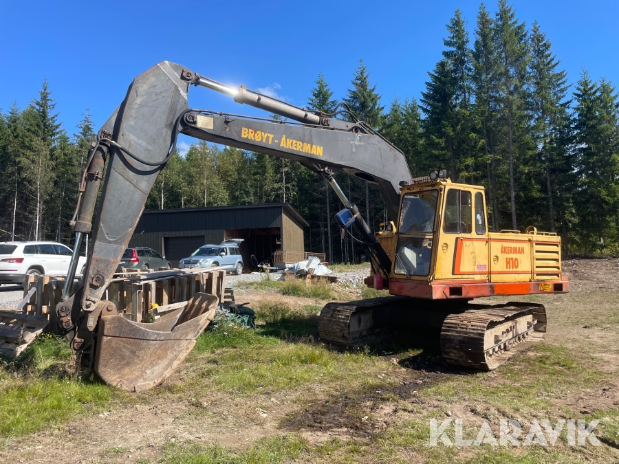 Grävmaskin Åkerman H10B, Årjäng, Klaravik auktioner